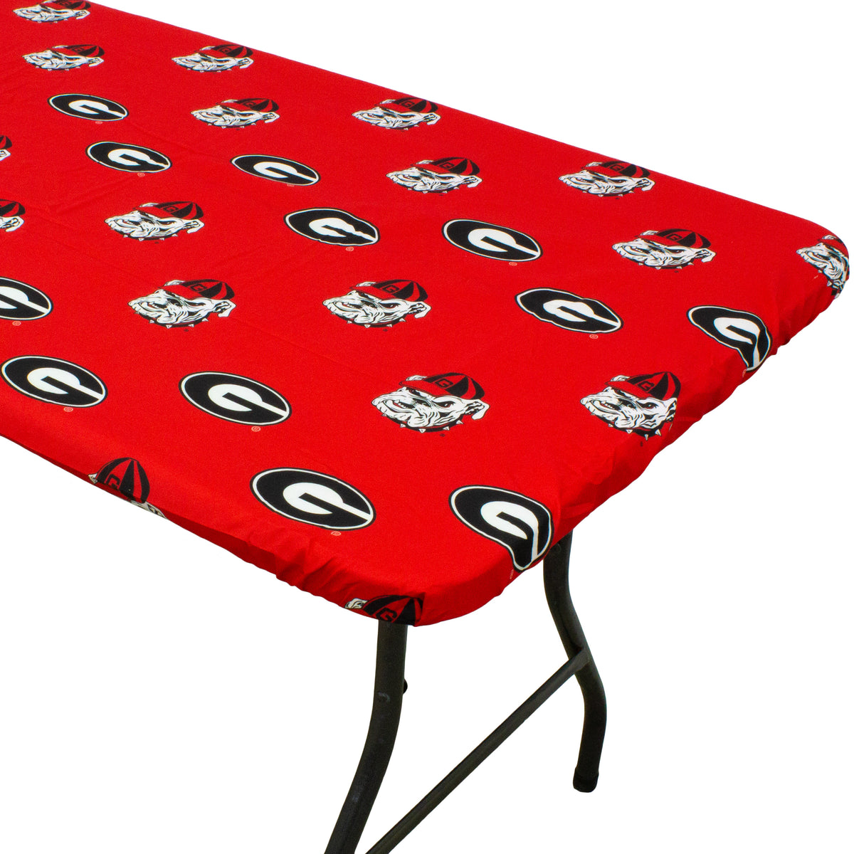 Georgia Bulldogs Fitted Table Cover / Tablecloth: 3 Sizes Available ...
