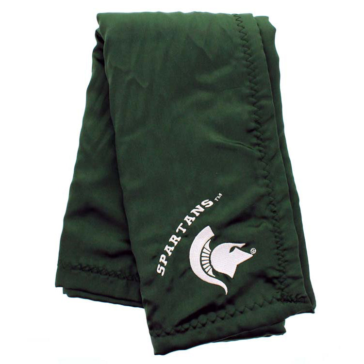 Michigan State Spartans Silky and Super Soft Plush Baby Blanket, 28" x ...