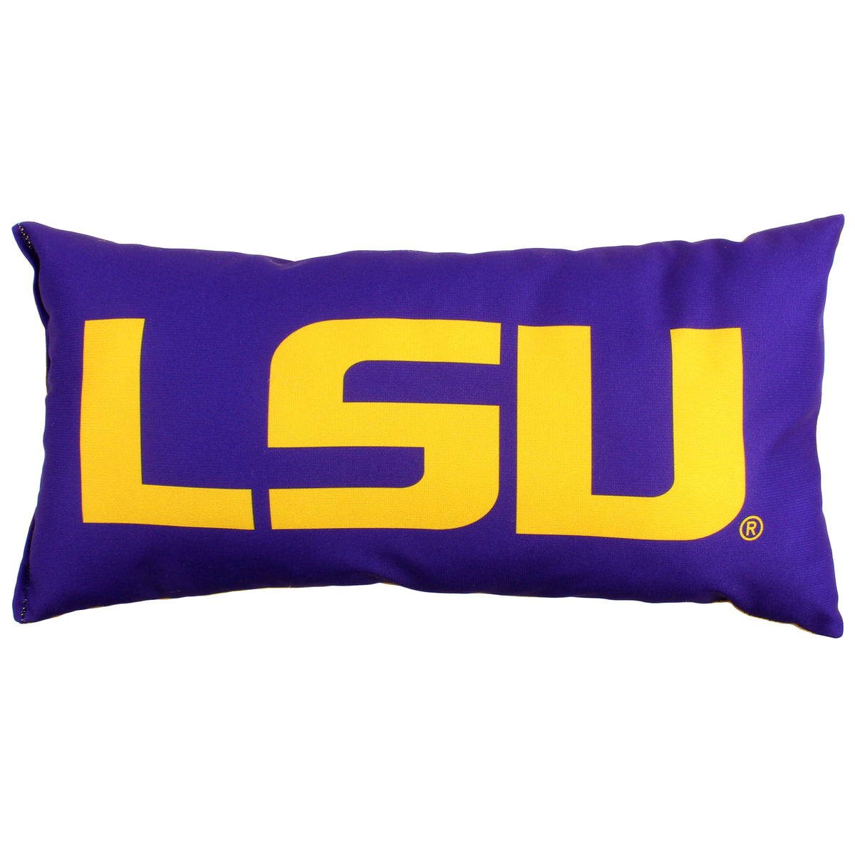 LSU Tigers 2 Sided Bolster Travel Pillow, 16" x 8", Made in the USA ...